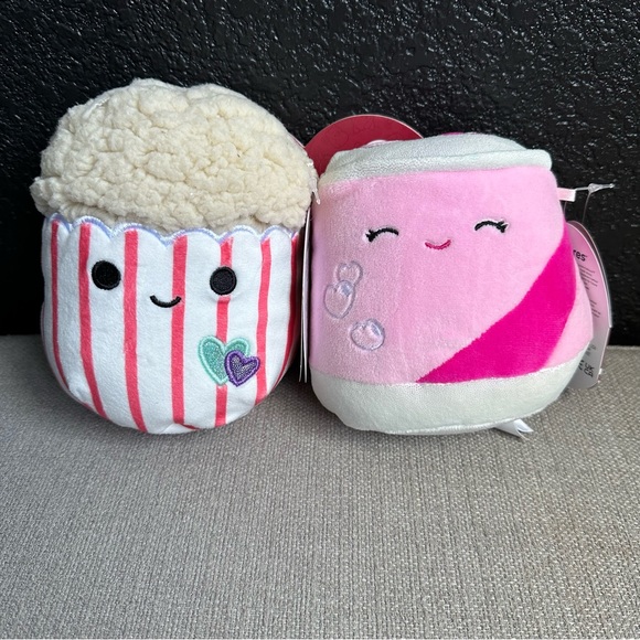 Squishmallows | Other | 5 Arnel The Popcorn Poodle The Pink Soda ...